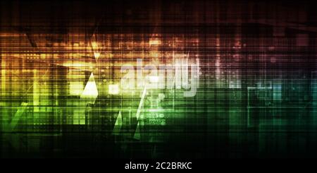 Science Abstract Presentation Background with Molecule Art Stock Photo ...