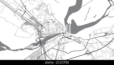 Urban vector city map of Sukkur, Pakistan Stock Vector Image & Art - Alamy