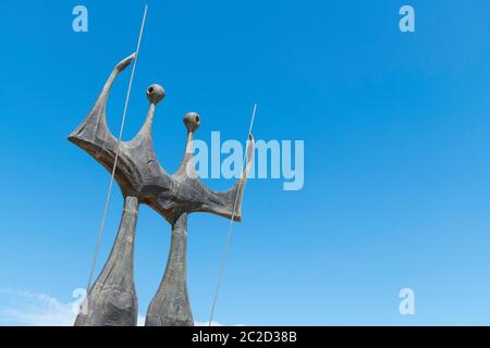 The Warriors sculpture, commonly known as The Candangos (Os Candangos ...