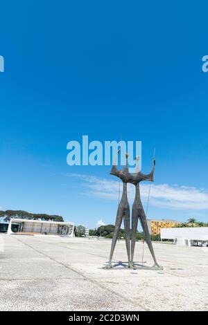 Warriors or Candangos, 1959, Bruno Giorgi, Praca dos Tres Poderes ...