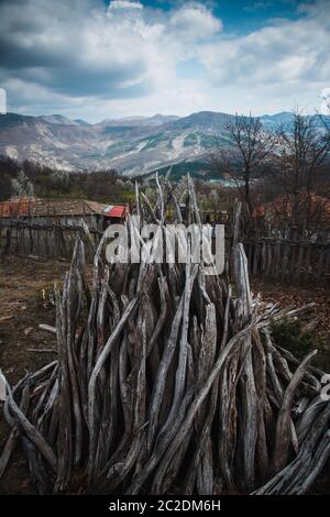 Funar village in Elbasan Stock Photo - Alamy
