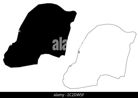 Multan City (Islamic Republic of Pakistan, Punjab Province) map vector ...