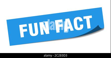 fun fact sticker. fun fact square isolated sign. fun fact label Stock ...