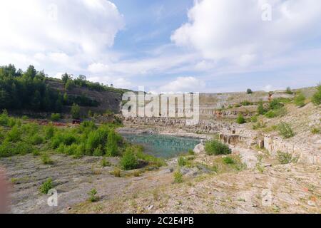 The Blue Lagoon as it's known locally, is situated on the former ...