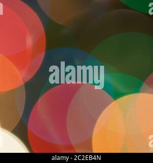 Colourful festive multi-colored circles . Defocused abstract ...