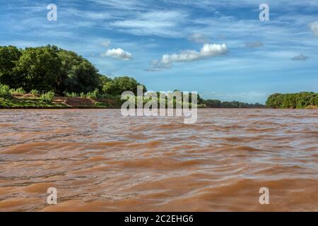 Omo River valley, home of wild Ethiopian peoples, African wilderness ...