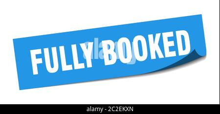 fully booked square isolated sign set. fully booked stamp Stock Vector Image & Art - Alamy