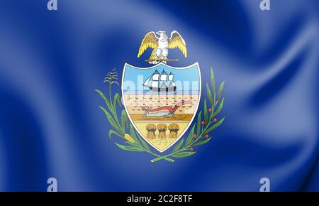 3D Allegheny County coat of arms (Pennsylvania), USA. 3D Illustration ...