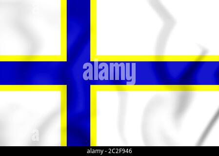 3D Flag of Bayamon, Puerto Rico. 3D Illustration Stock Photo - Alamy