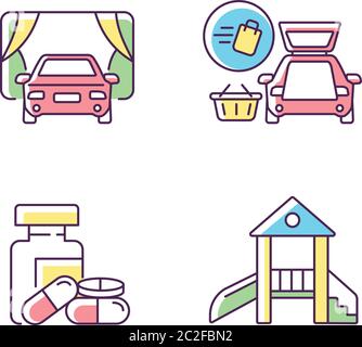 Shopping mall playground isolated cartoon vector illustration. Family ...
