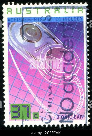 AUSTRALIA - CIRCA 1987: A Stamp printed in AUSTRALIA shows the Bionic ...