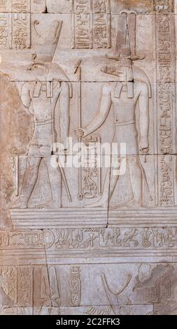 Temple of Kom Ombo. Kom Ombo is an agricultural town in Egypt famous ...