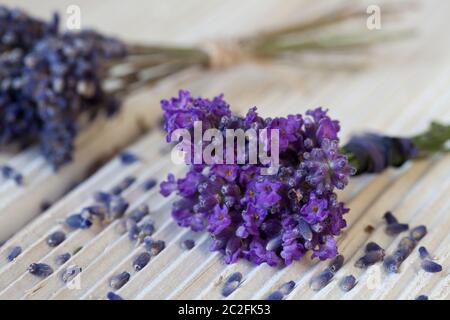 nostalgic still life with fragrant lavender blossoms Stock Photo - Alamy