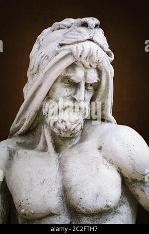 Portrait of an ancient hero Stock Photo - Alamy
