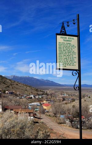 Aerial Tramway, Pioche, Nevada, USA Stock Photo - Alamy