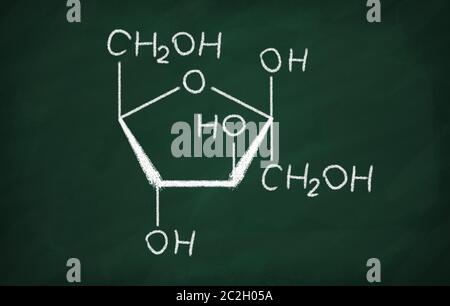 Structural model of Fructose Stock Photo - Alamy