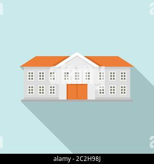 Harvard university icon. Flat illustration of harvard university vector ...