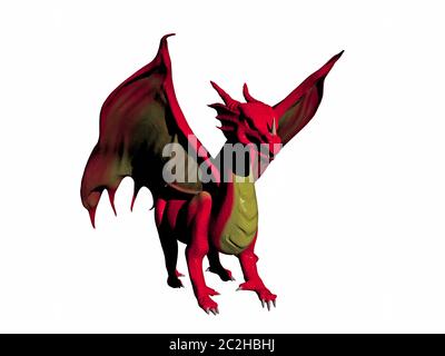 red brown kite with claws and teeth Stock Photo - Alamy