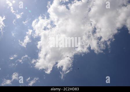 Clouds at the Spanish sky, Costa Blanca, Spain Stock Photo - Alamy