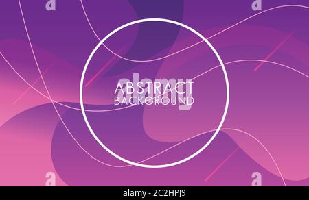 vivid colors and fluids with circular frame abstract background vector ...