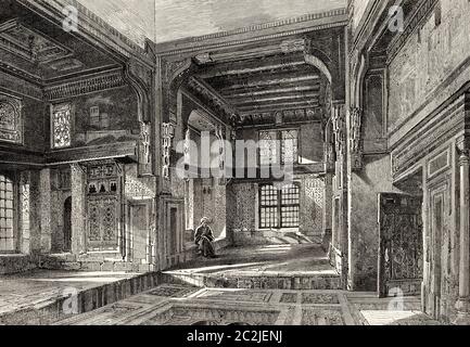 'The House of Moufti Sheikh el Mahadi, Cairo', 1873. Artist: Frank ...