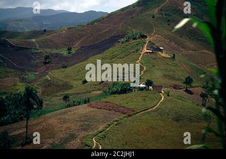caribbean farmland in the dominican republic Stock Photo - Alamy