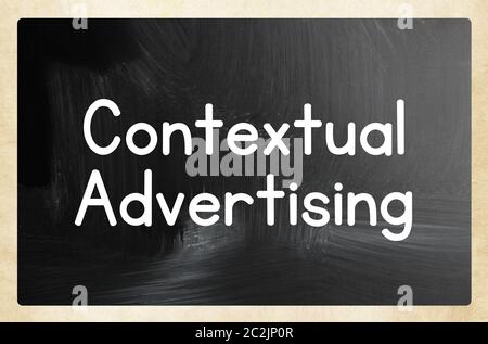 Word writing text Contextual Marketing. Business photo showcasing ...