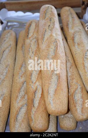 fresh bread for everyone, Balearic island Mallorca, Spain Stock Photo ...