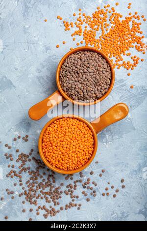 Different varieties of lentils Stock Photo - Alamy