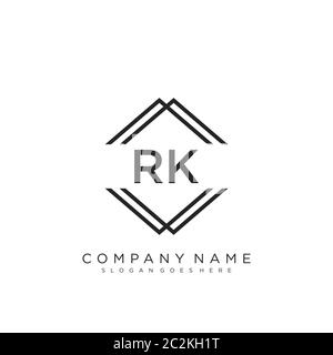 RK Initial Letter Luxury Logo template in vector for Restaurant, Royalty, Boutique, Cafe, Hotel ...