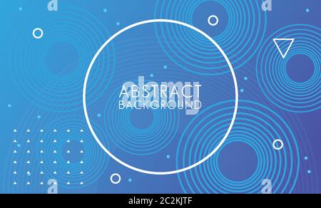 vivid colors and fluids with circular frame abstract background vector ...