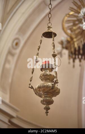 Silver thurible: liturgical object used to burn incense in the ...