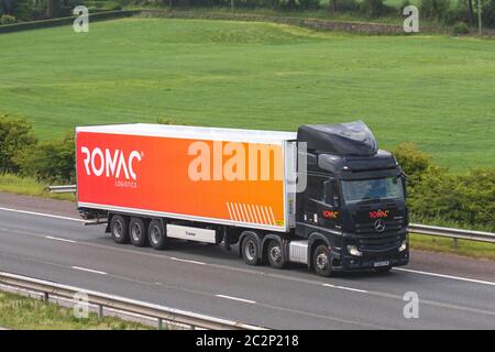 Romac Logistics Ltd; Haulage delivery trucks, lorry, transportation ...