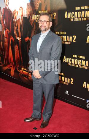 Steve Carell “Brick Tamland” arrives on the ‘burgundy carpet’ for the ...