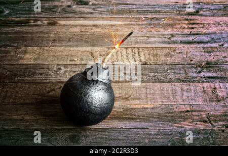 old round bomb Stock Photo - Alamy