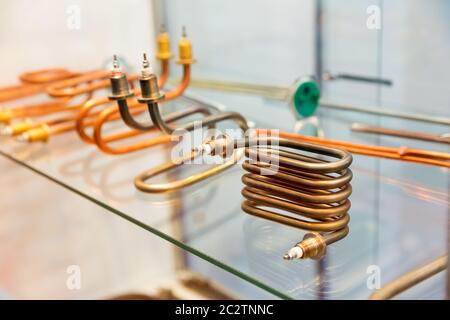 Electrical heat exchanger unit close up Stock Photo - Alamy