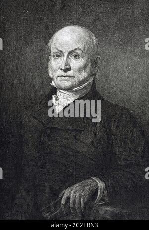John Quincy Adams, 6th American president Stock Photo - Alamy