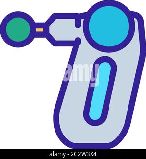 cellulite body massager icon vector outline illustration Stock Vector ...