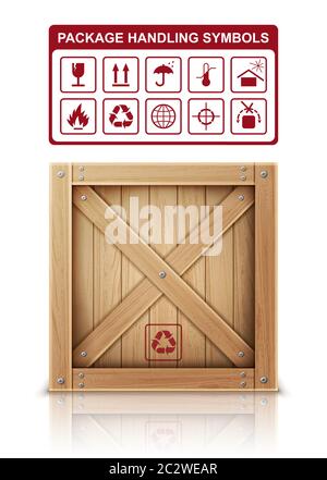 Handling and packing symbols Stock Vector Image & Art - Alamy
