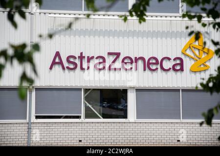 NIJMEGEN: 18-06-2020, Company Astrazeneca in Nijmegen (The Netherlands ...