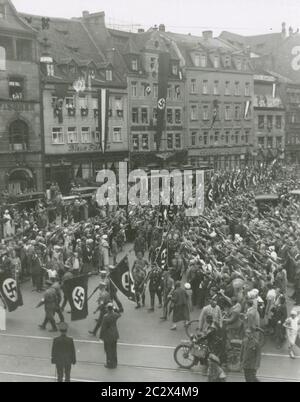 Pictures from the Nazi Party Rally in 1933 in Nuernberg Heinrich ...