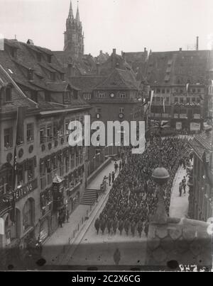 Pictures from the Nazi Party Rally in 1933 in Nuernberg - flags and ...