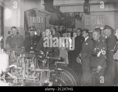 Italian visit to Dr. Ley Heinrich Hoffmann Photographs 1933 Adolf ...