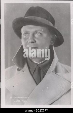 Hermann Goering - Portrait Heinrich Hoffmann Photographs 1933 Adolf ...