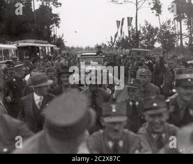 Nuremberg, Rally, Nazi, Party, NSDAP, card, knight, sword, shield ...