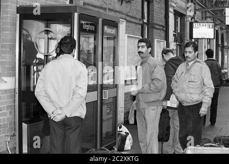 Released Iraqi POWs at Salisbury Train Station on the first leg of ...