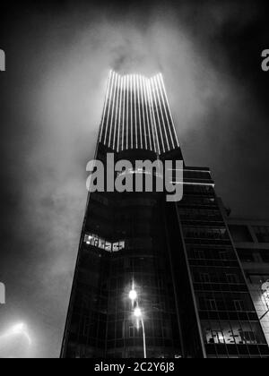 skyscrapers perspective photograph looking up from ground level Stock ...