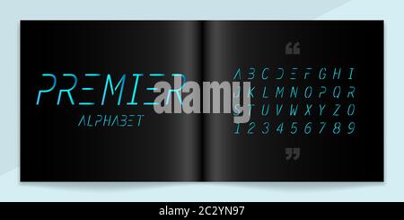 Elegance font and alphabet set. Lettering Design for magazine, poster ...