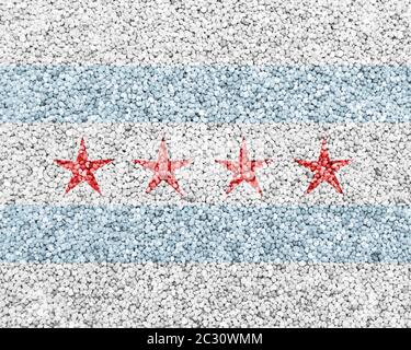 Flag of Chicago on poppy seeds Stock Photo - Alamy