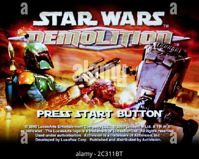 Star Wars Demolition - Sega Dreamcast Videogame - Editorial use only Stock Photo - Alamy